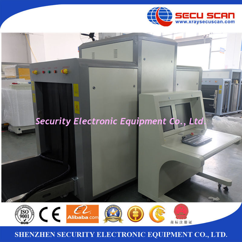Dual View Airport Xray Machine For Heavy Baggage , Security X Ray Machine