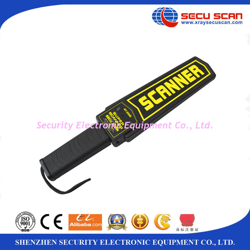 AT -2008 hand metal detector body scanner , hand held security scanner ...