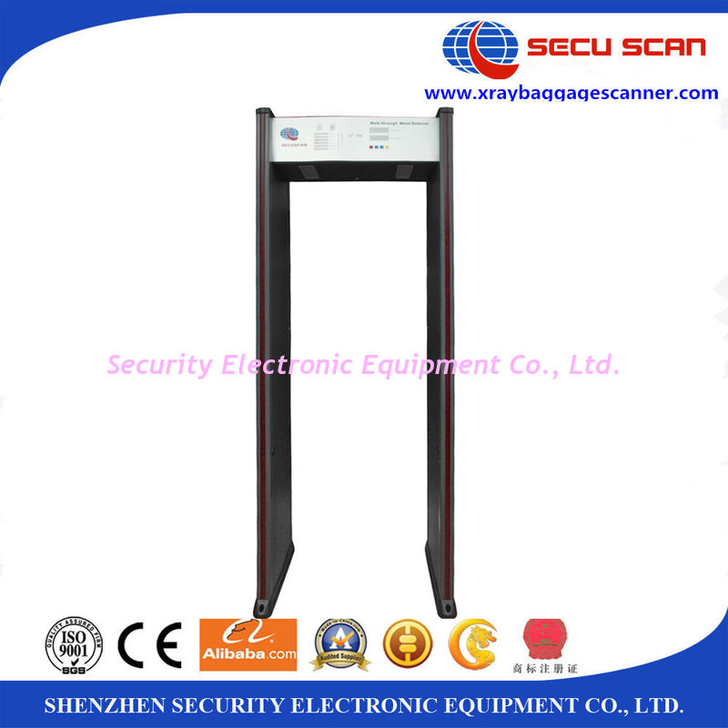 10W 18 Zones Portable Walk Through Metal Detectors 12 Months Warranty ISO