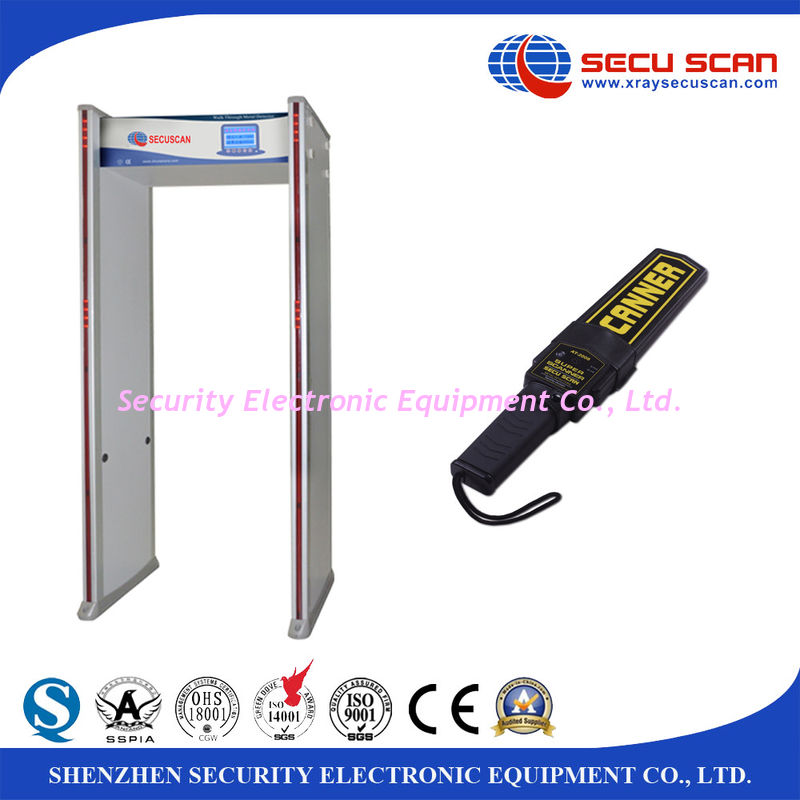 33 Zones Metal Detector Gate AT300C Walk Through Body Scanner Support ...