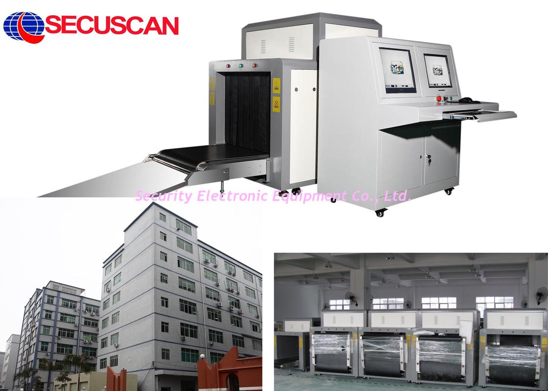 X ray 17 inch baggage and parcel inspection machine to detect dangerous ...
