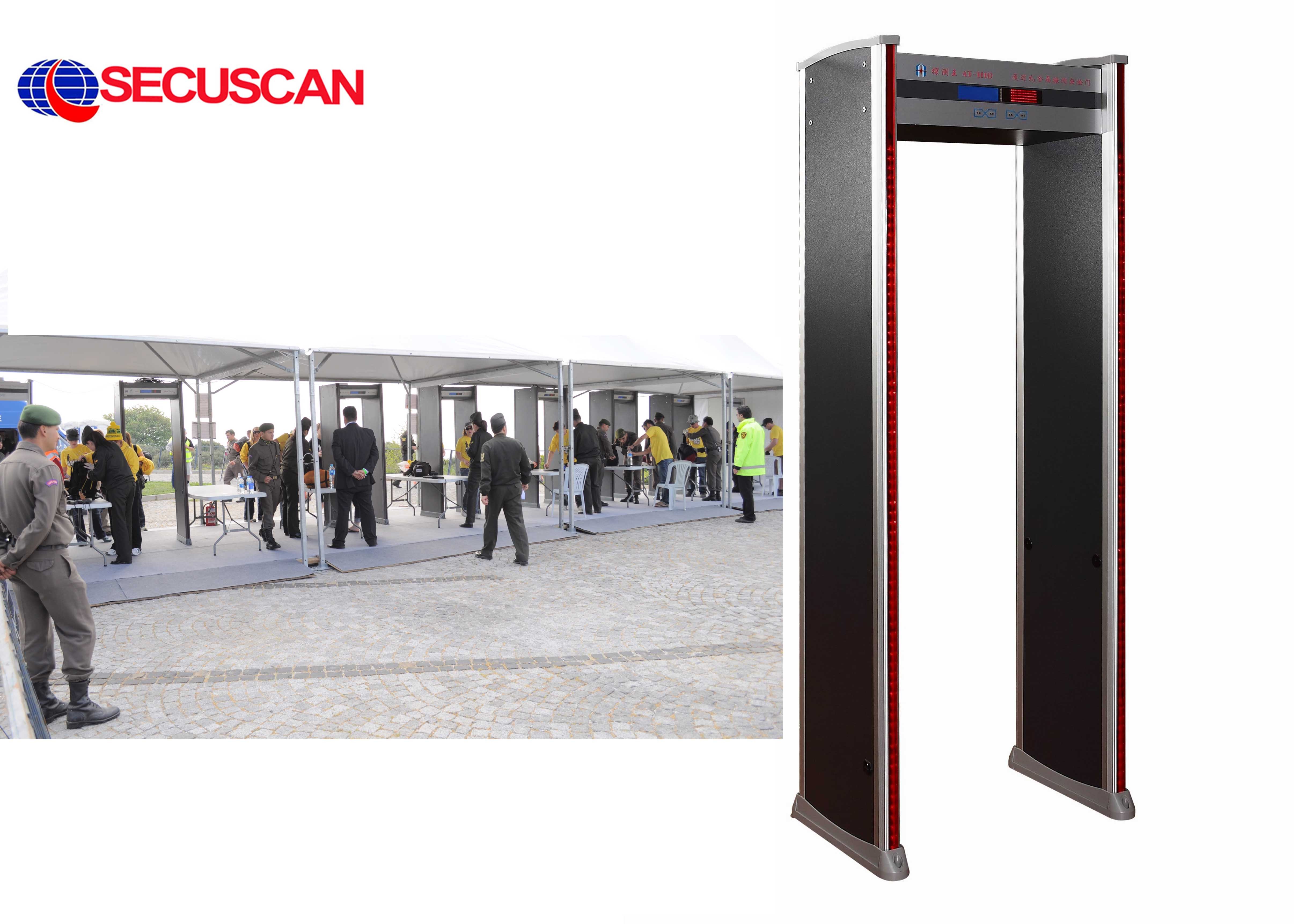 High Sensitivity Walk Through Scanner / Security Body Scanner