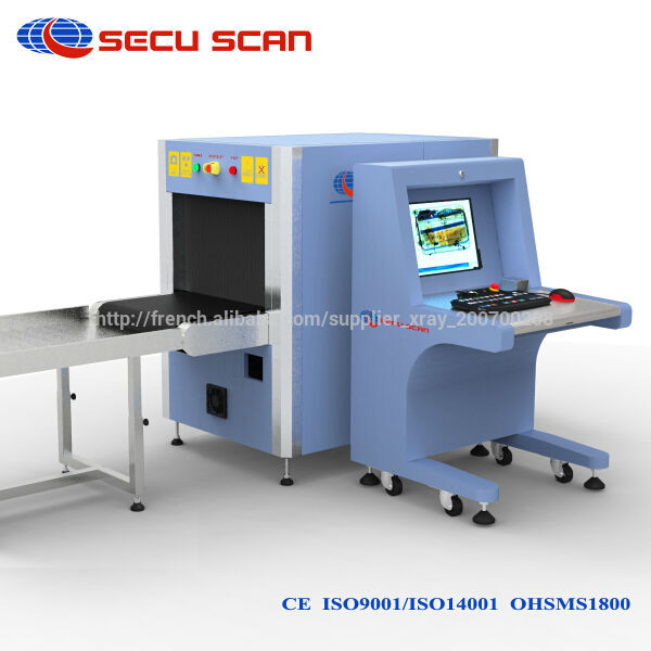 Dual-energy Imaging X-ray Parcel Inspection Scanner for Station