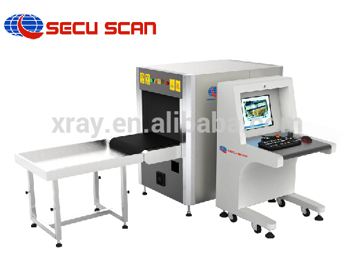 Dual-energy Imaging X-ray Parcel Inspection Scanner for Station