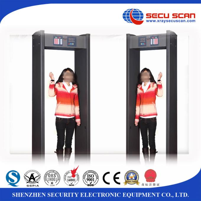 6 Multi Zone Alarming Walk Through Security Metal Detectors WTMD Easy ...