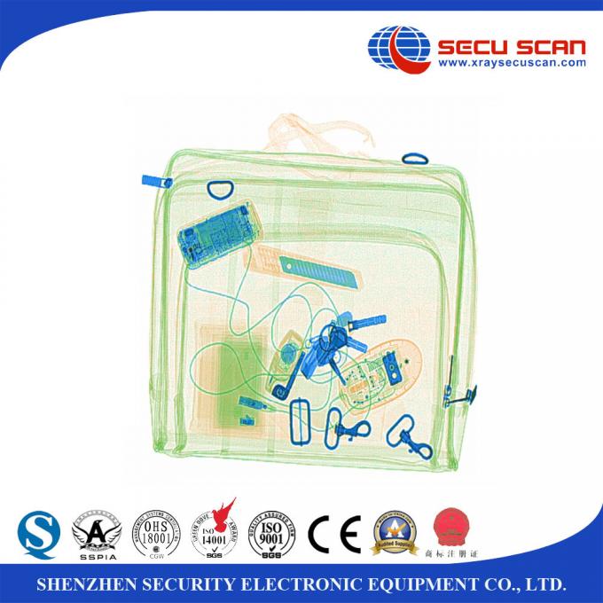 Middle Size Baggage Screening Equipment Bag Scanner Machine 40mm Higher ...