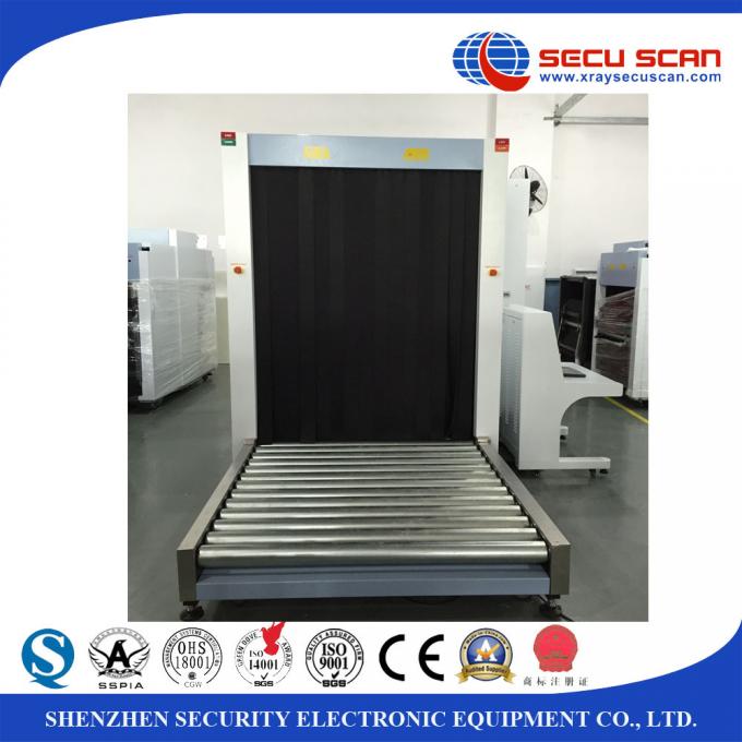 Customs use X ray security scanner for pallet goods / cargo inspection