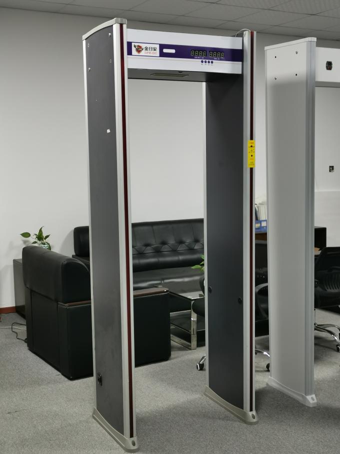 Temperature Detection Walk Through Metal Detector Multi Zone Metal Detector