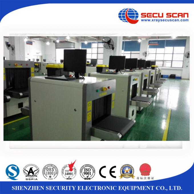 Middle Size Baggage Screening Equipment Bag Scanner Machine 40mm Higher ...